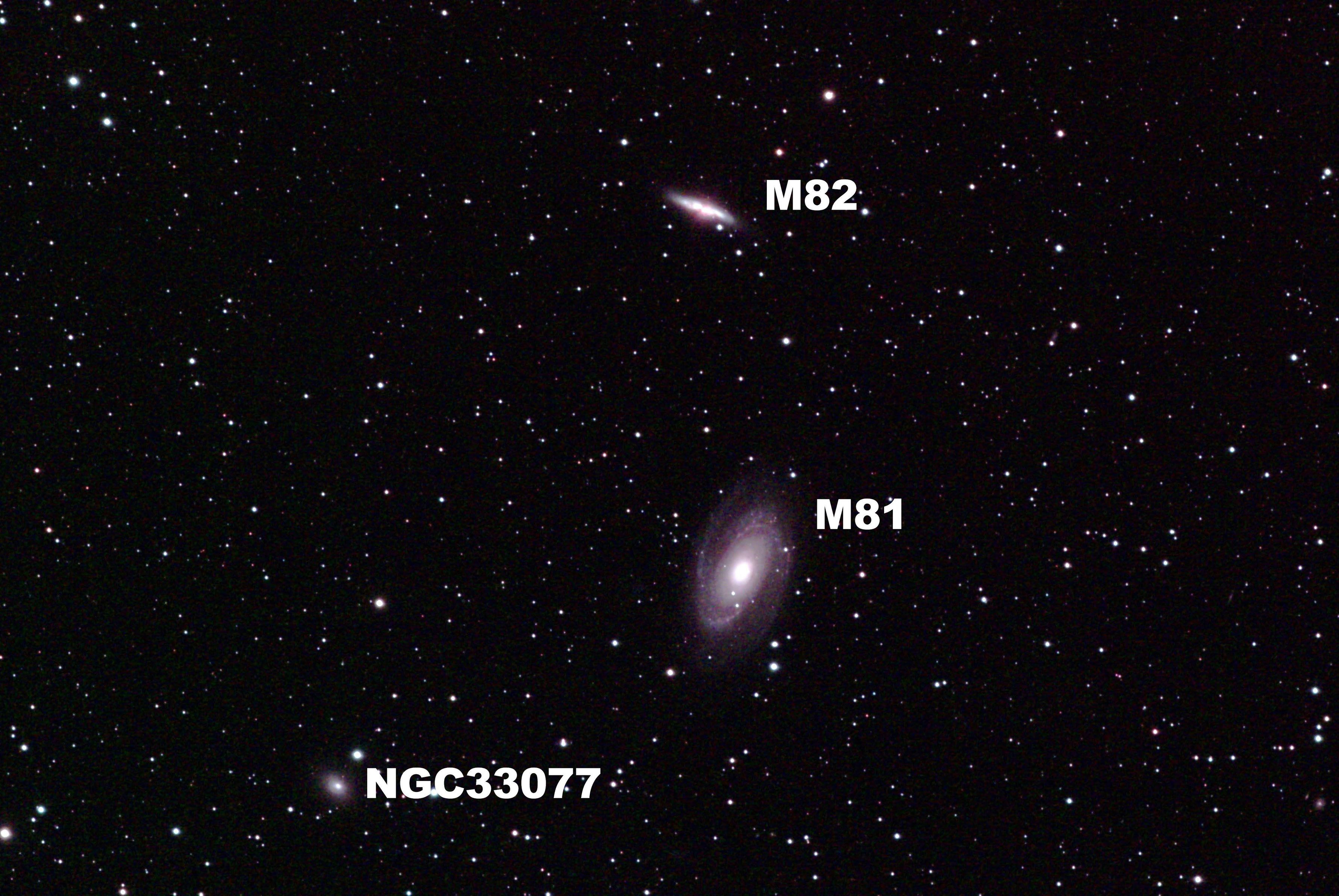 おおぐま座M81銀河群 M81銀河・M82銀河・NGC3077銀河(onecolorさん) | αcafe αの写真投稿サイト ｜ ソニー